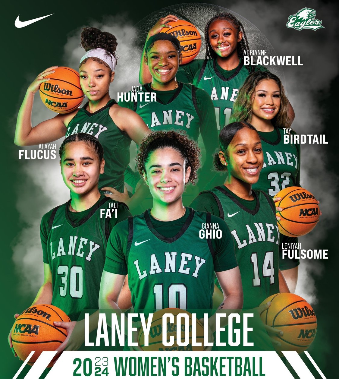 Laney Women's Basketball Team Earns Bay Valley Conference Co-Championship